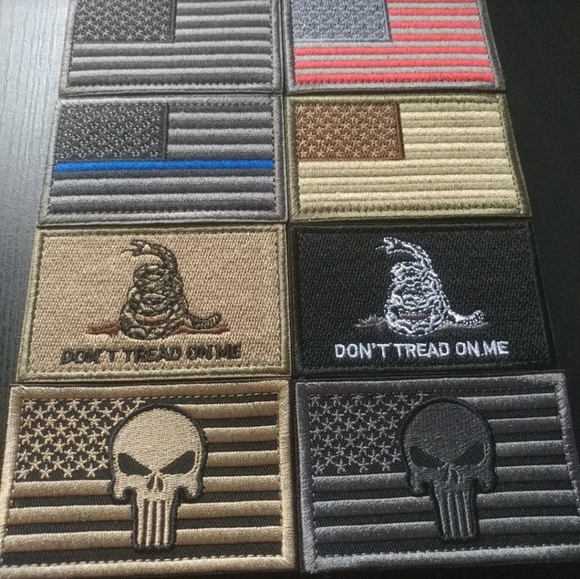 Accessories | 8 American Flag Tactical Morale Military Patches With ...